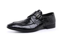 China Handmade Bright Leather Brogues Formal Brown Business Shoes For Evening Party Wear for sale
