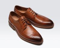 China Classic Style Derby Black Dress Up Shoes , Retro Men Dress Oxford Shoes for sale