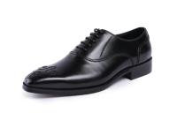 China Real Stitching Derby Mens Leather Dress Shoes , Fully Handcrafted Goodyear Shoes for sale