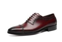 China Leather Spring / Fall Men'S Wedding Dress Shoes Mens Fashion Goodyear Soles Oxfords for sale