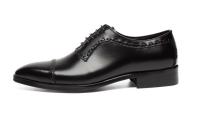 China Leather Spring / Fall Men'S Wedding Dress Shoes Mens Fashion Goodyear Soles Oxfords for sale