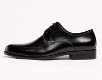 China Officer Business Mens Leather Dress Shoes , Black Dress Loafers Slip Resistant for sale