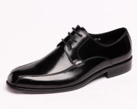 China Officer Business Mens Leather Dress Shoes , Black Dress Loafers Slip Resistant for sale