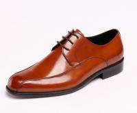 China Officer Business Mens Leather Dress Shoes , Black Dress Loafers Slip Resistant for sale