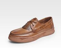 China Retro Casual Men Flats Shoes Custom Mens Leather Driving Loafers With Tassels for sale