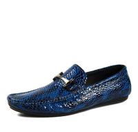 China Alligator Genuine Leather Men Casual Loafers Outdoor Mens PU Loafer Shoes for sale