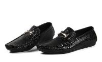 China Alligator Genuine Leather Men Casual Loafers Outdoor Mens PU Loafer Shoes for sale