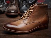 China Classic Mens Waterproof Winter Dress Boots Genuine Leather OEM / ODM Service for sale