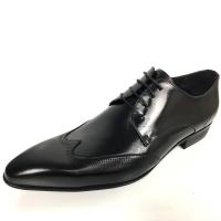 China Europe Size 39 - 47 Men'S Wedding Dress Shoes / Leather Lace Up Brogue Shoes for sale