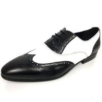 China Business Men'S Wedding Dress Shoes / Mens Woven Leather Lace Up Shoes for sale