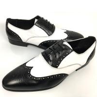 China Business Men'S Wedding Dress Shoes / Mens Woven Leather Lace Up Shoes for sale