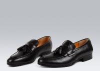 China Genuine Suede Tassel Loafers Mens Shoes / Suede Leather Dress Shoes ODM for sale