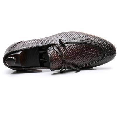 China 350 Grams Per Shoe Leather Mens Everyday Shoes Durable Comfortable Stylish Footwear Suitable For Work Casual Activities for sale