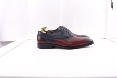 China Flat heel mens black dress shoes classic formal leather footwear comfortable fit durable design perfect for professional for sale