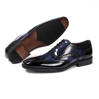 China Lace-up Mens Dress Shoes Rubber Outsole Comfortable Durable Design Suitable for Office Business Meetings and Formal Events for sale