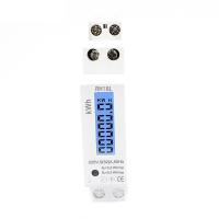 China Very popular energy meter with LCD backlight (5+1) display for sale