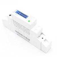 China Energy meter DIN Rail Single Phase Watt meter/Kwh energy meter with LCD DISPLAY for sale