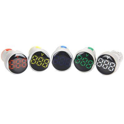China CE AD101-22vm 22mm mini indicator led light lamp digital voltmeter voltage meter for sale