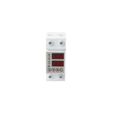 China 63A 2Poles Intelligent Over/Under Voltage Over Load Protector for sale