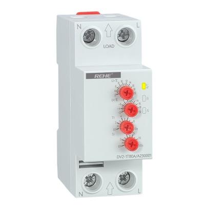 China DV2-1T80A Single Phase Intelligent Auto Reset Voltage Device Protector for sale