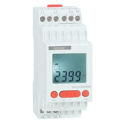 China DV2-3SM240 LCD Phase Loss Phase Reversal Phase Asymmetry Voltage Protecter with Neutral for sale