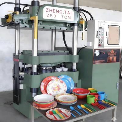 China 300 Ton Hydraulic Melamine Press Machine 700x800mm for Tableware Production for sale