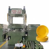 China 300T Hydraulic Refurbished Melamine Press Machine 700x800mm Table for Dinnerware Production for sale