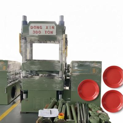 China Melamine Tableware Hydraulic Press Machine 300 Ton 700x800mm Table Size for Plates Bowls Trays for sale