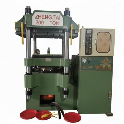 China 300 Ton Hydraulic Press Machine PLC Control Melamine Crockery Making 700x800mm Table for sale