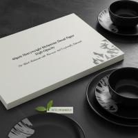 China 60gsm Heavyweight Melamine Decal Paper High Opacity for Black Melamine Tableware for sale