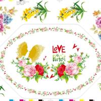 China Custom Logos Heat Resistant Melamine Foil Paper 40gsm 60gsm for Imitation Ceramic Dinnerware for sale