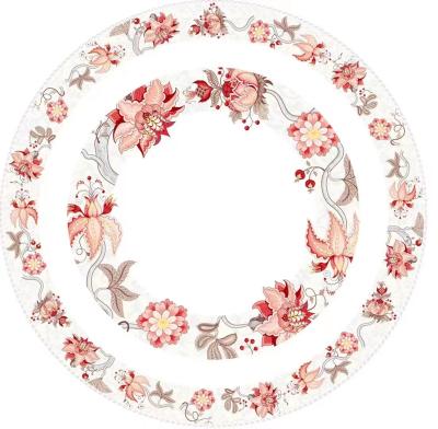 China Non Toxic Melamine Decal Paper 40-60gsm Custom Patterns for High End Tableware Decoration for sale