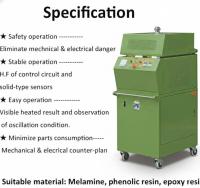 China Semi Auto Melamine Preheating Machine 10-30s Induction Heating for Melamine Urea Powder Cake for sale