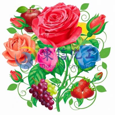 China Custom Printed Melamine Decal Paper DC002 40Gsm 45Gsm Heat Activated for Industrial Production for sale