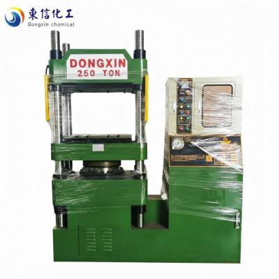 China 250 Ton Semi Automatic Melamine Formaldehyde Molding Press Machine 620x720mm Table for sale