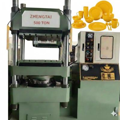 China Customized Melamine Crockery Molding Machine 500 Ton Hydraulic Press for Tableware for sale
