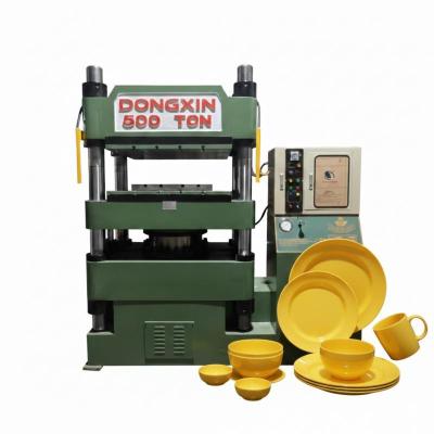 China 500 Ton Hydraulic Press Machine for Melamine Tableware Manufacturing 900x1000mm for sale