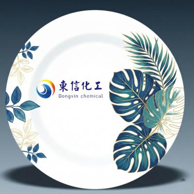 China Dongxin DC002 45Gsm 60Gsm Custom Melamine Decal Paper for Round Plate for sale
