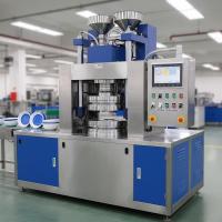 China PLC Control Double Color Melamine Press Machine 200-350 Ton for Bi Color Tableware Production for sale