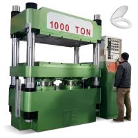 China 1000 Ton Industrial Melamine Hot Press Machine 1600x2400mm Table Hydraulic Press for sale