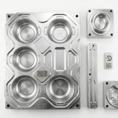 China Compression Molding Melamine Dinnerware Mold Matte Finish Scratch Resistant Custom Size Shape P20 718 Steel for sale