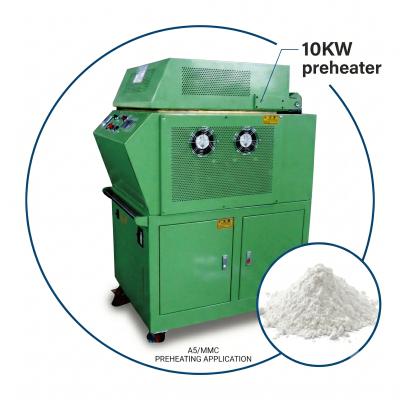 China 27.12 MHz 10 KW High Frequency Melamine Preheating Machine Electromagnetic Heating 800 Kg for sale