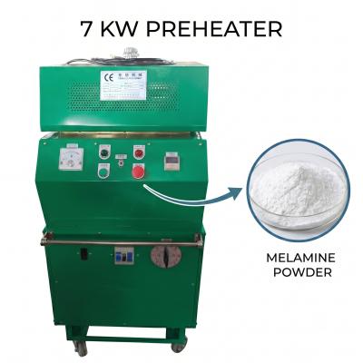 China Stainless Steel Melamine Preheating Machine 27.12 MHz 10 KW 3-Stage Voltage for Uniform Heating for sale