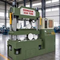 China Hydraulic Press Machine with 40GSM and 45GSM Weight Options and 500,000+ Shots Mould Life for Melamine Production for sale