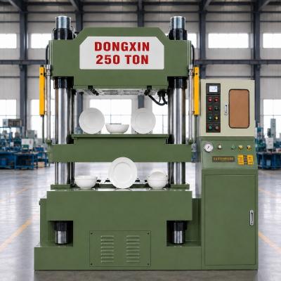 China Hydraulic Press Machine with 40GSM and 45GSM Weight Options and 500,000+ Shots Mould Life for Melamine Production for sale