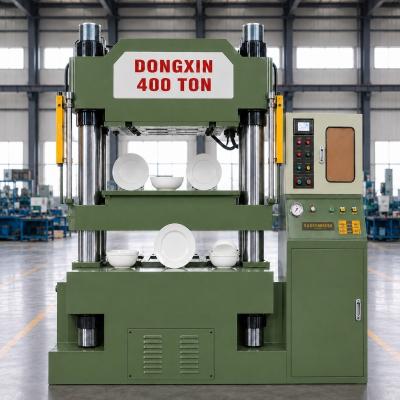 China Melamine Crockery Machine Designed For Melamine Tableware Production Featuring Automatic Hydraulic Press And PLC Controlled Operations for sale