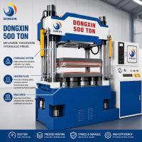 China Melamine Press Machine 150-500 Tons Hydraulic Press 200V 380V 50Hz CNC EDM Grinding for sale