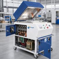 China Stainless Steel Melamine Preheating Machine with 3-stage Voltage Switching and 110℃ Preheating Within 60 Seconds for sale