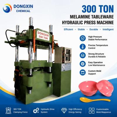 China 300 Ton Melamine Press Machine for Crockery Manufacturing 700x800mm Table for sale