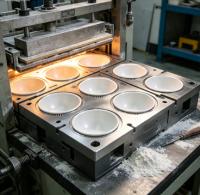 China Fast Delivery Multi Cavity Melamine Round Bowl Mold For Melamine Tableware Factory for sale